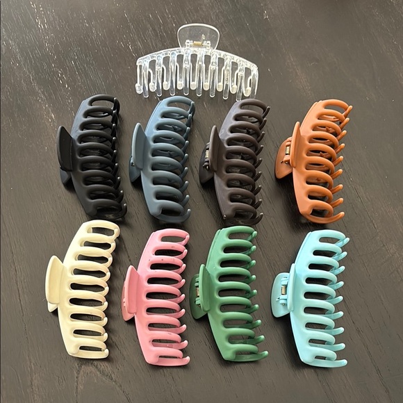 Accessories | 9 Piece Hair Claw Clips Set | Poshmark